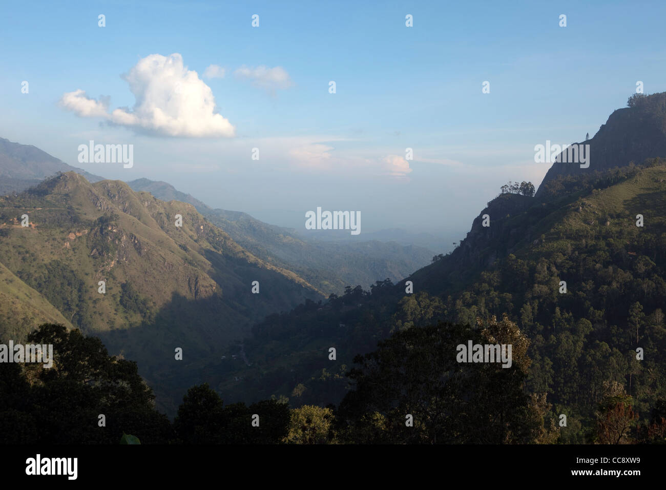 A view of the Ella Gap in Ella, Sri Lanka Stock Photo - Alamy