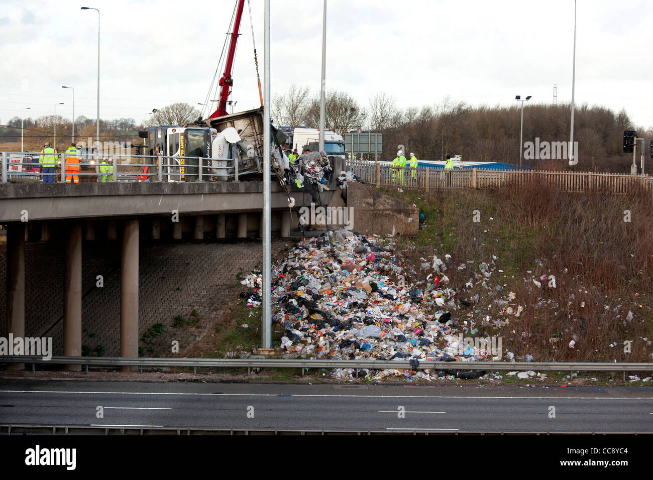 Lorry m6 motorway hi-res stock photography and images - Alamy