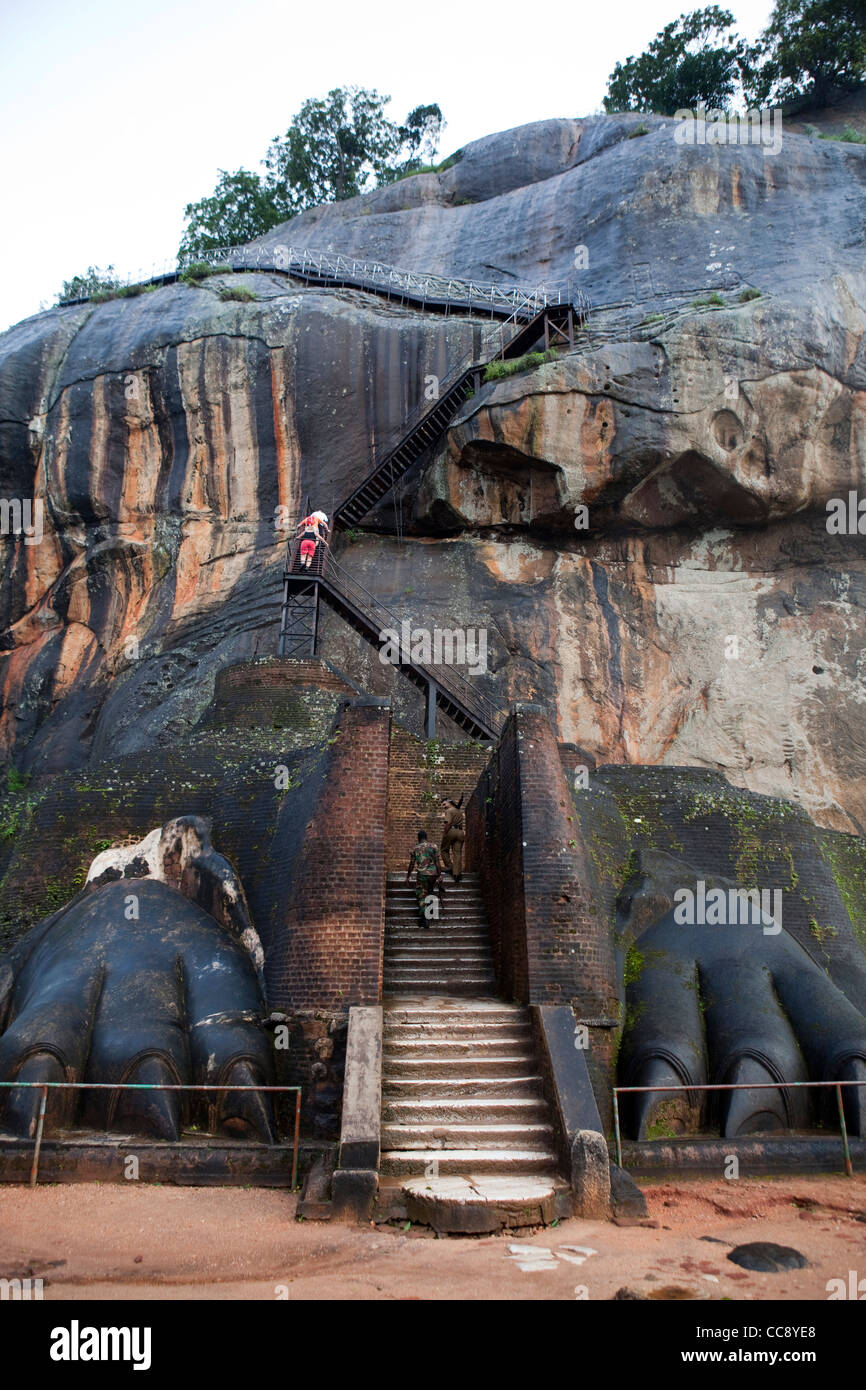 Ancient lion rock fortress of in sri lanka hi-res stock photography and ...
