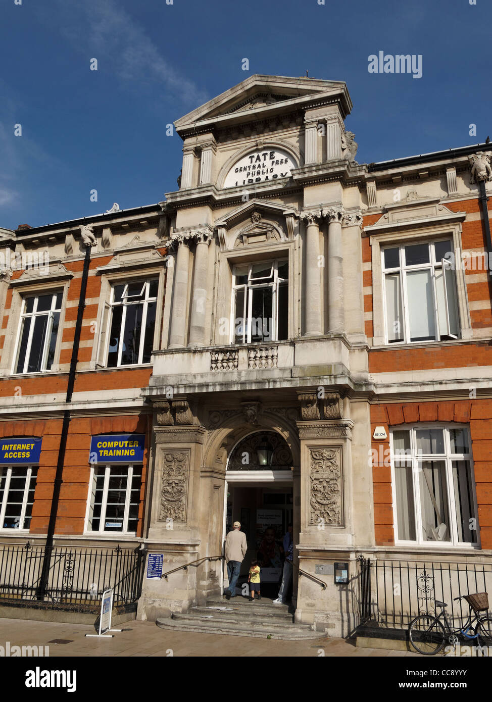 The Tate Central Free Public Library, Brixton, London, England Stock ...