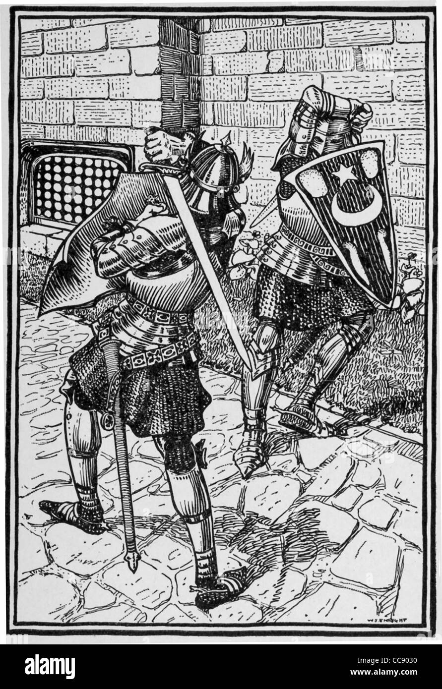 Knights of round table hi-res stock photography and images - Alamy