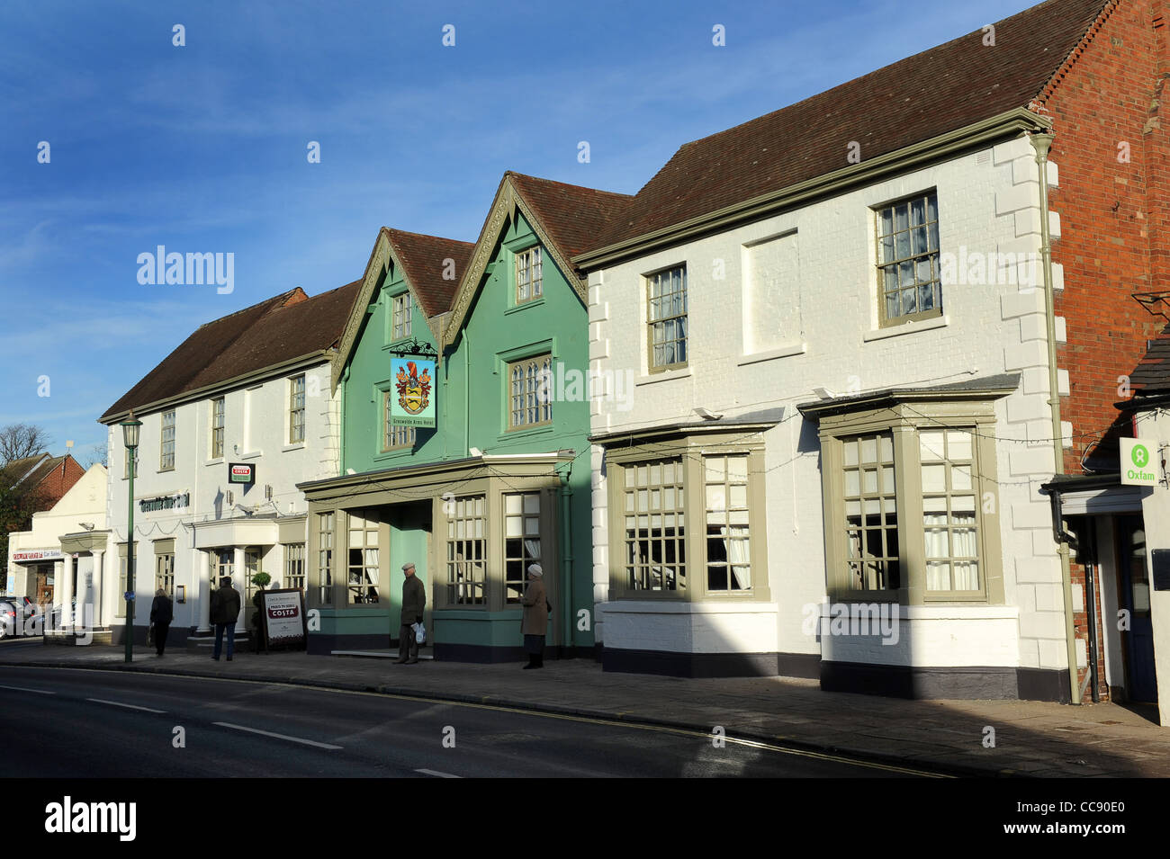 Knowle High Street in Warwickshire England Uk Stock Photo - Alamy