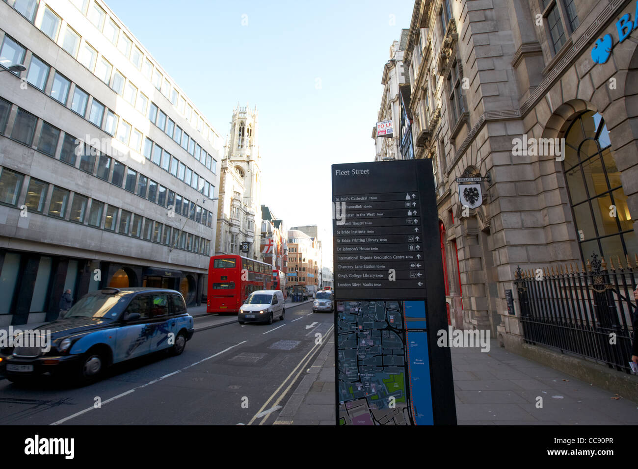 Fleet street view hi-res stock photography and images - Alamy