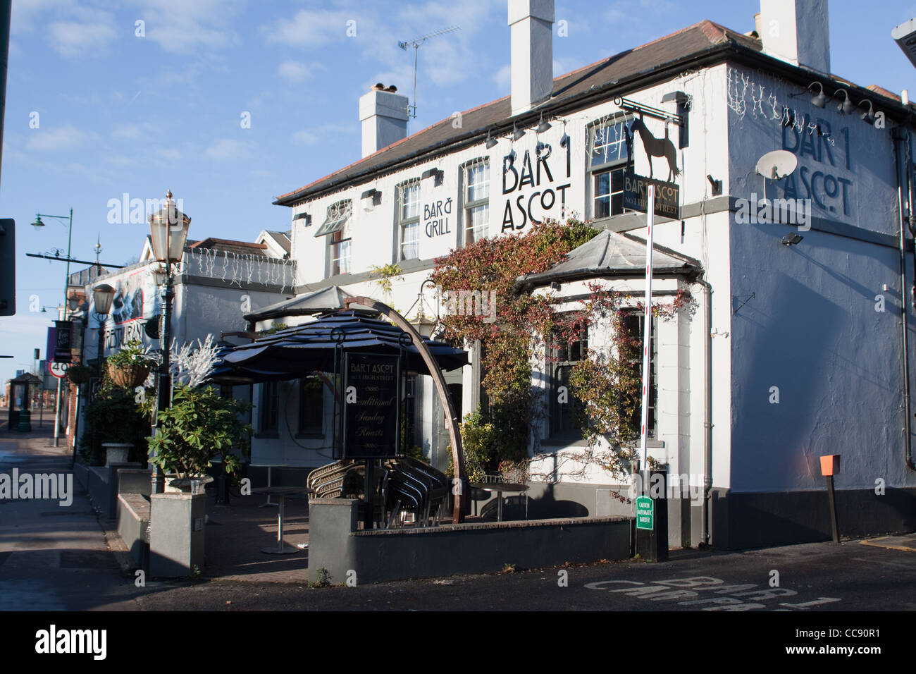 Bar 1 in Ascot, Berkshire Stock Photo - Alamy