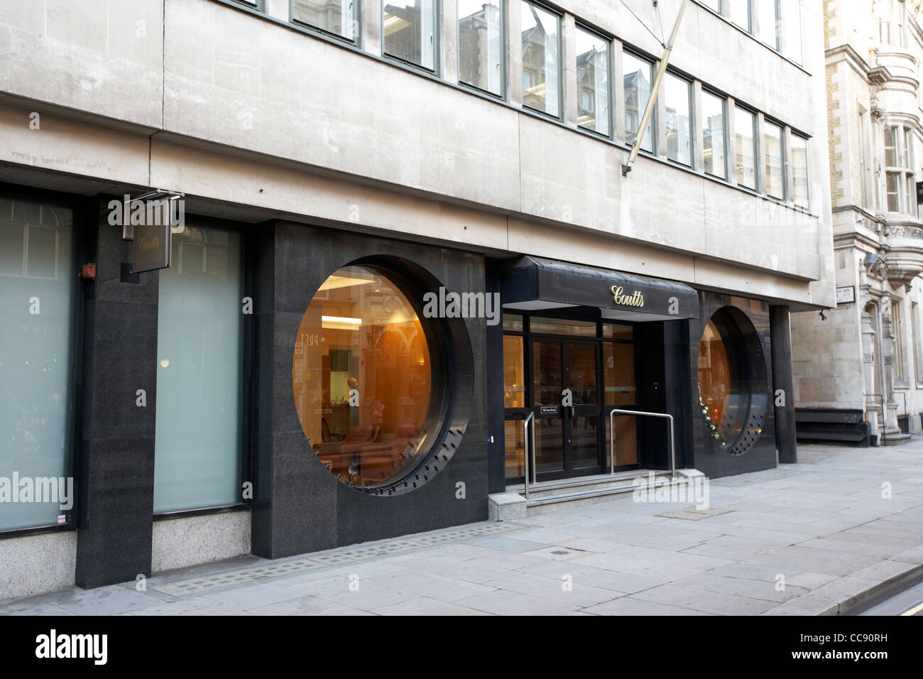 coutts office fleet street London England UK United kingdom Stock Photo ...