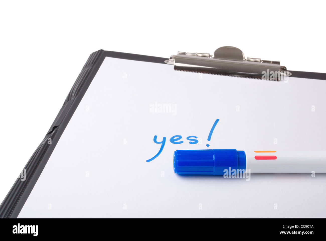 Yes marker hi-res stock photography and images - Alamy