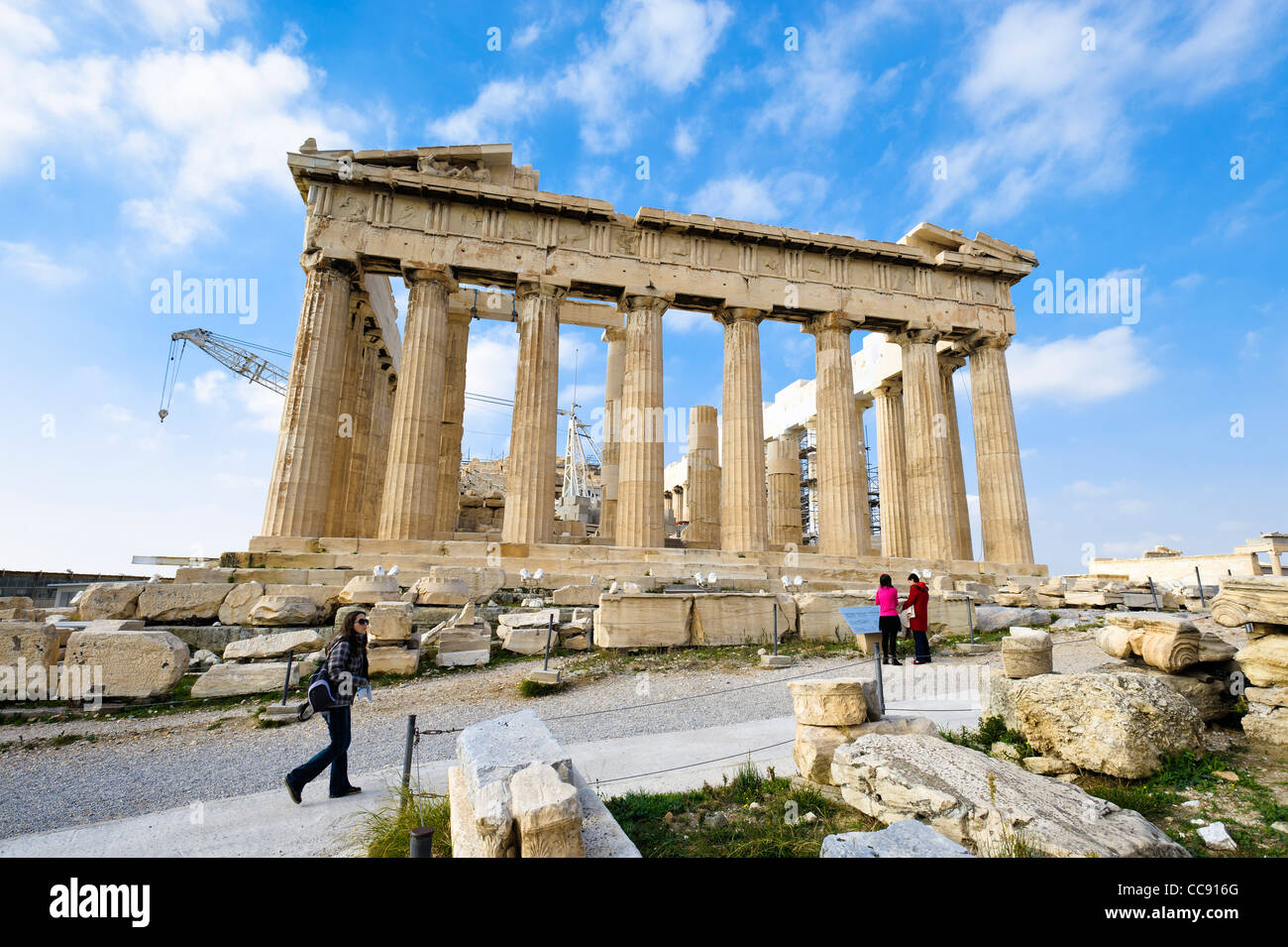 Parthenon Temple, the Acropolis, Athens, Greece, Europe Stock Photo - Alamy