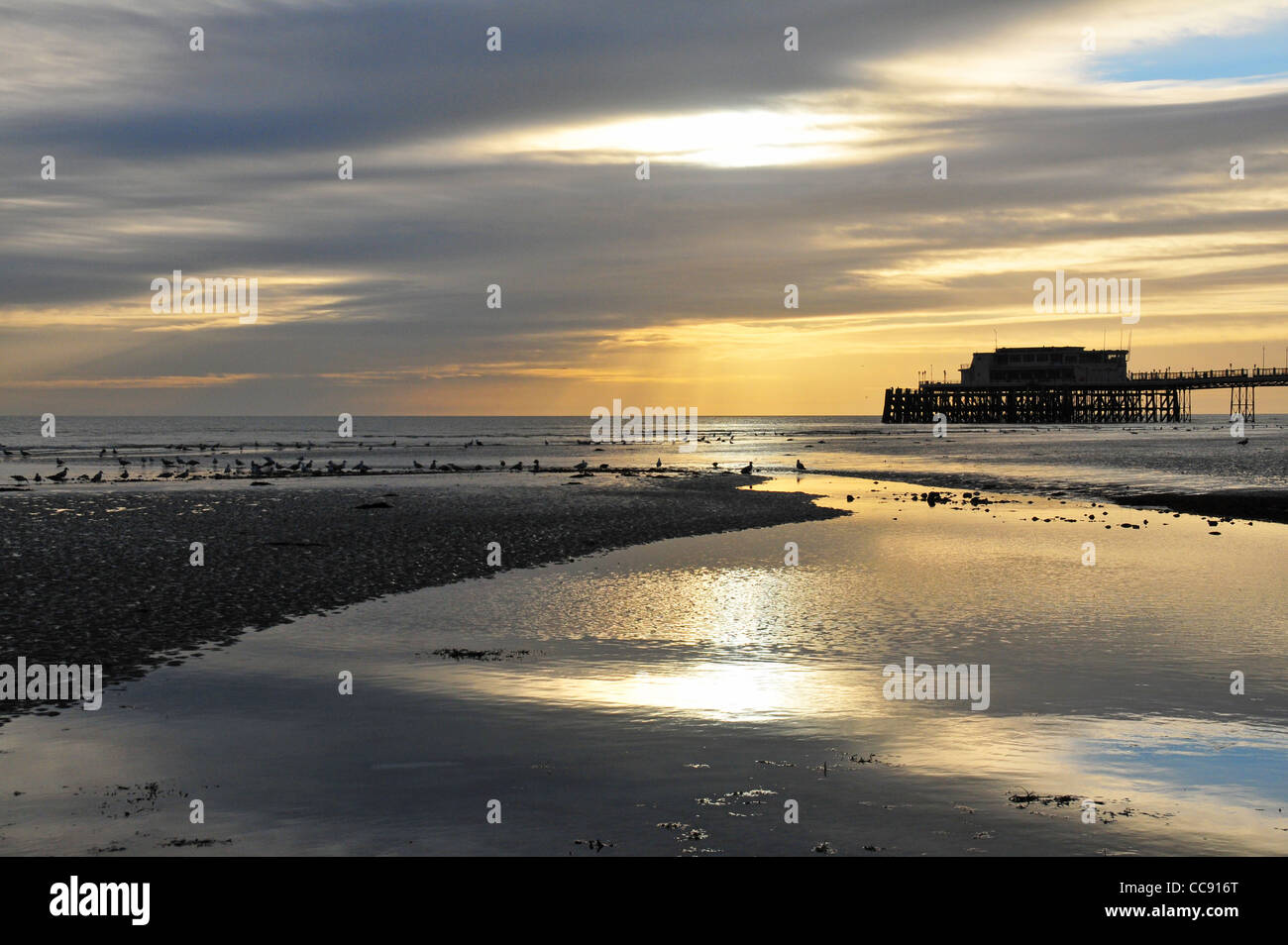 Worthing sunset hi-res stock photography and images - Alamy