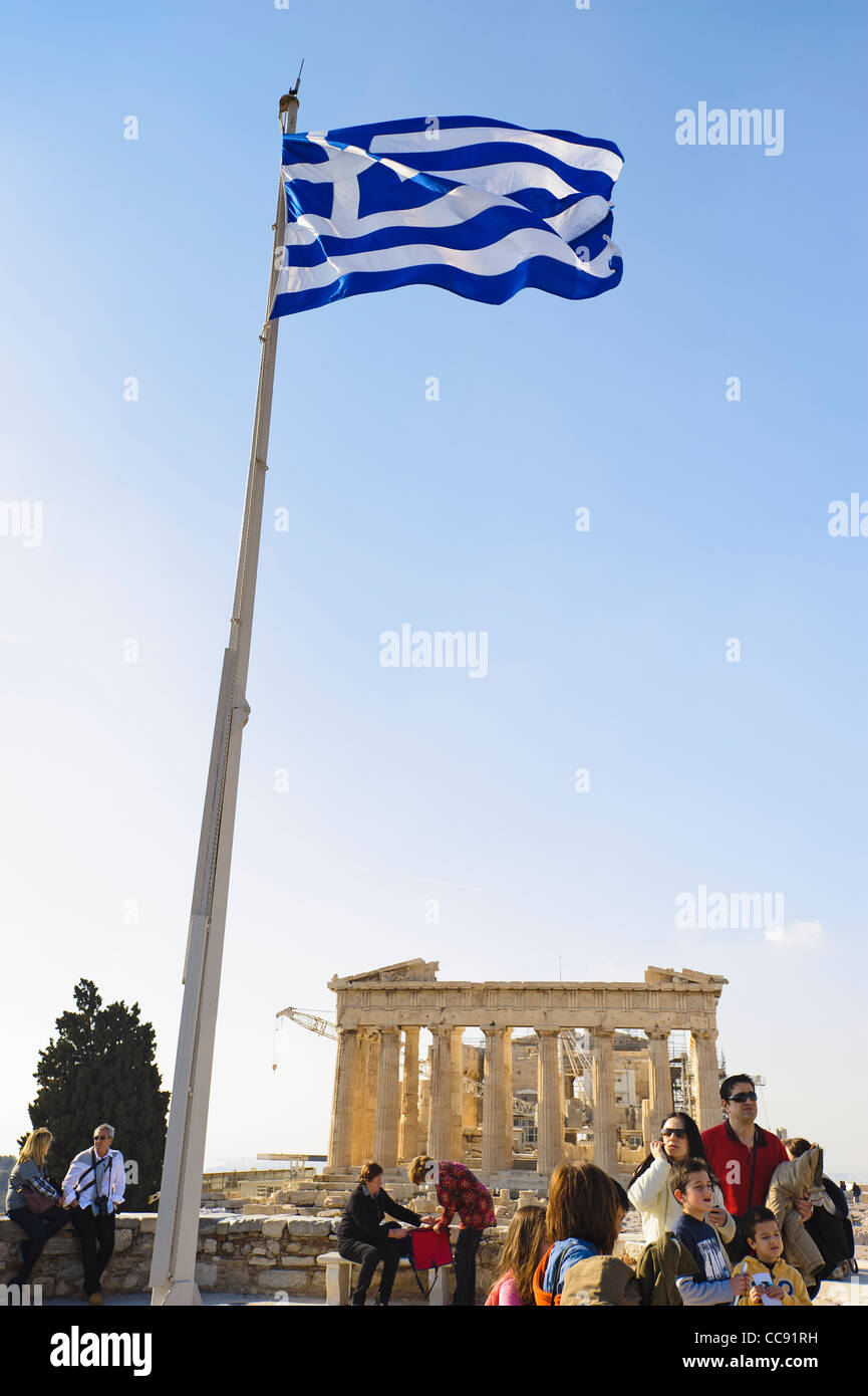 Parthenon flag hi-res stock photography and images - Alamy