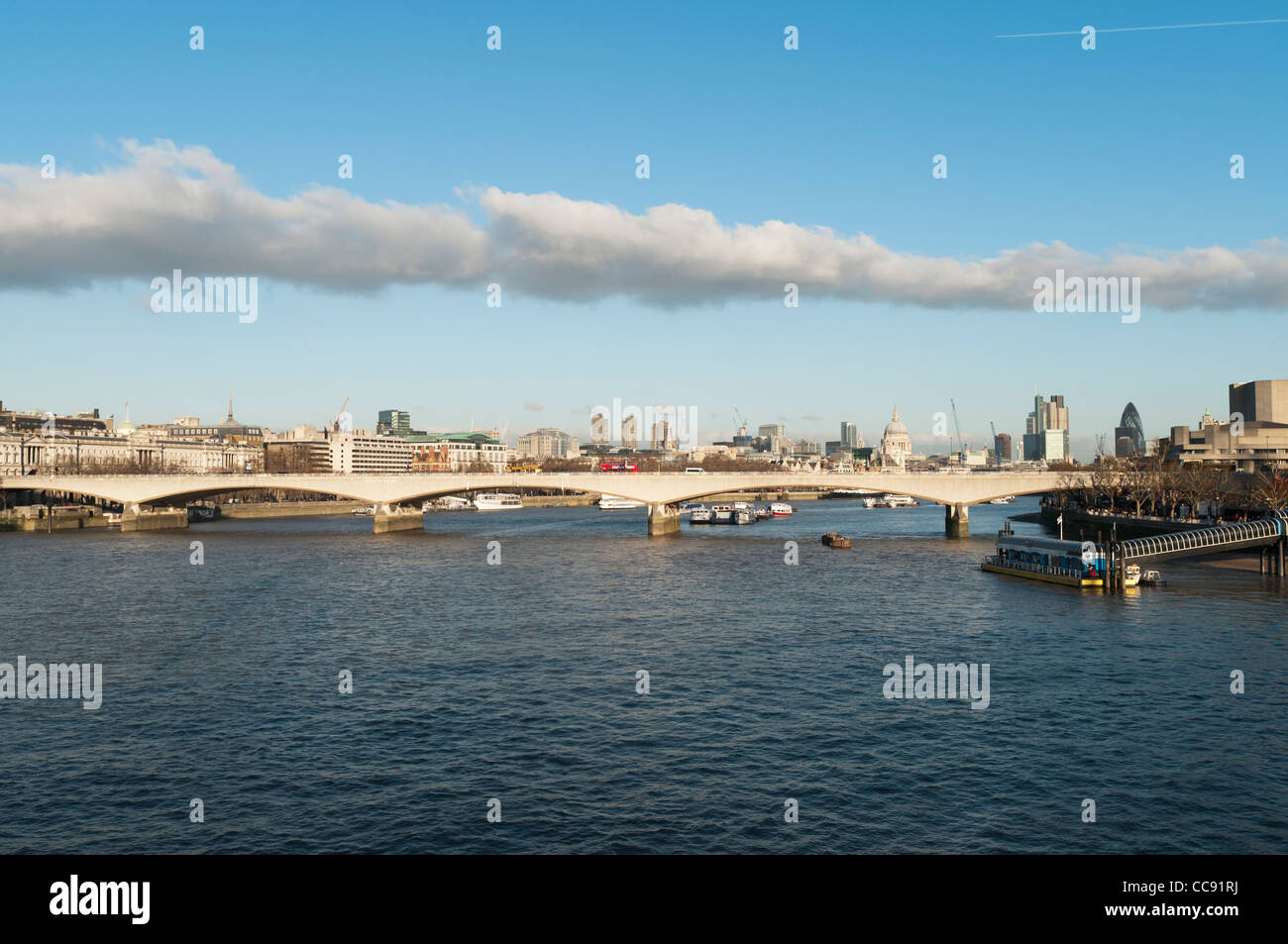 River Thames from Jubilee Bridge,England,UK Stock Photo - Alamy