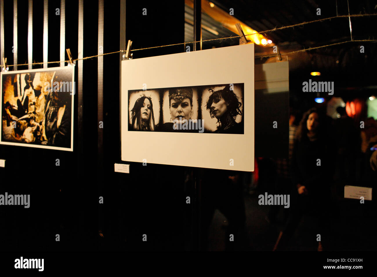 A photography exhibition in Maxim nightclub in Tel Aviv Israel Stock ...