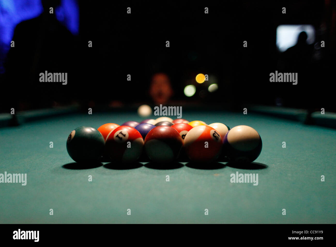 Pool table balls break hi-res stock photography and images - Alamy