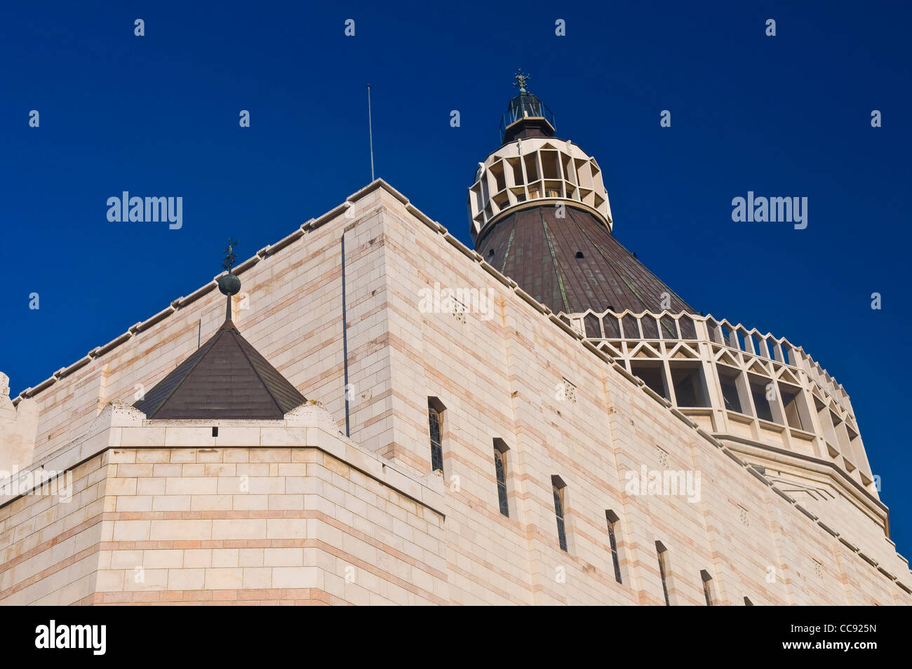The Basilica of the Annunciation in Nazareth Israel Stock Photo - Alamy