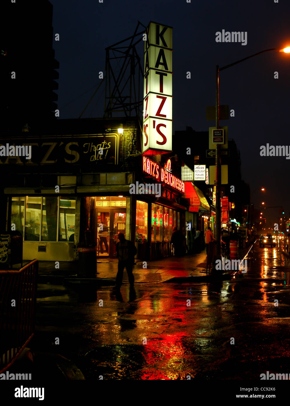 Katz's famous Delicatessen in the lower east side of New York City, USA ...
