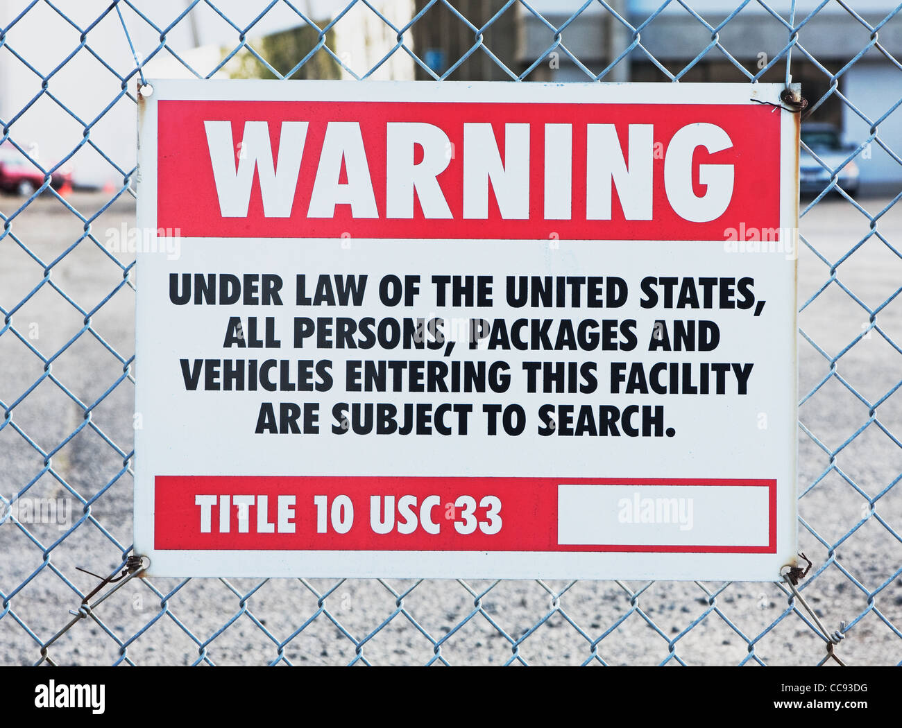 search warning sign Stock Photo - Alamy