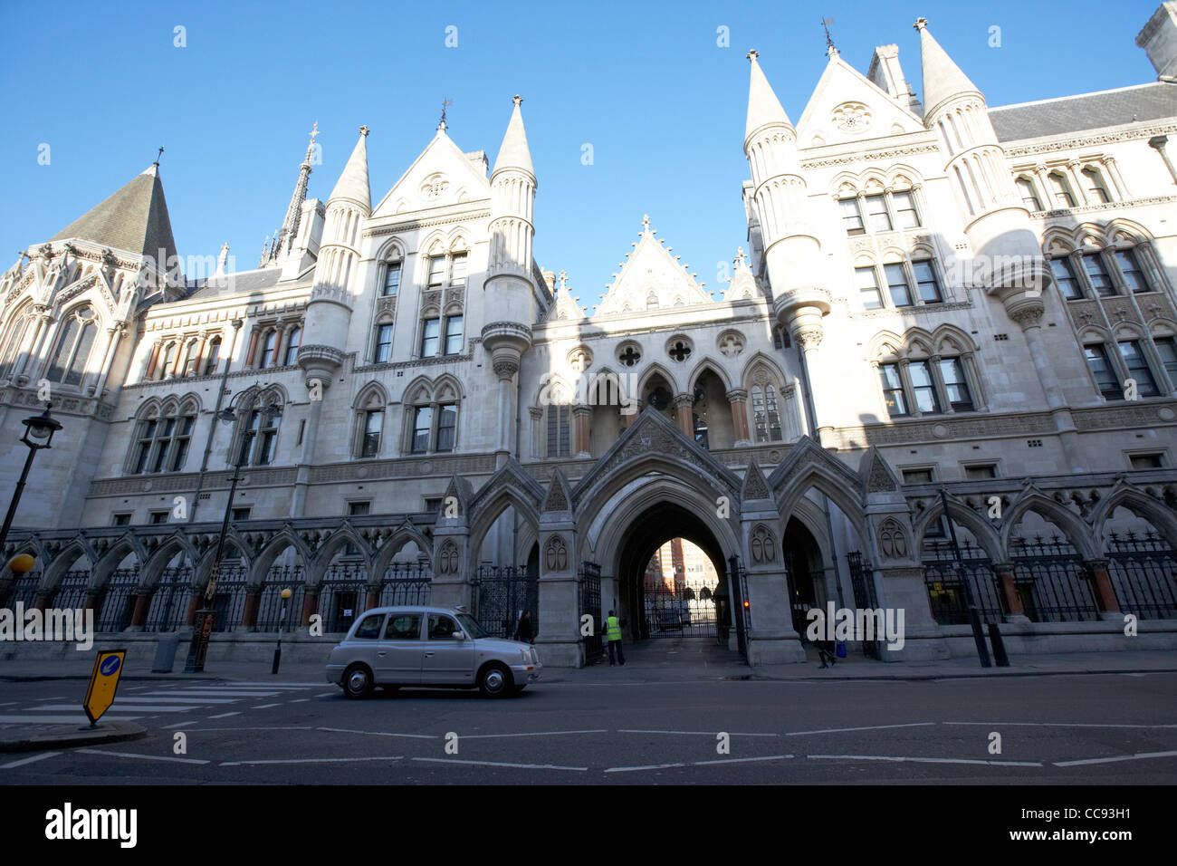 the royal courts of justice building London England UK United kingdom ...