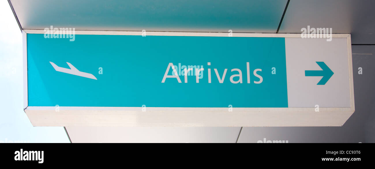 Airport entry sign hi-res stock photography and images - Alamy