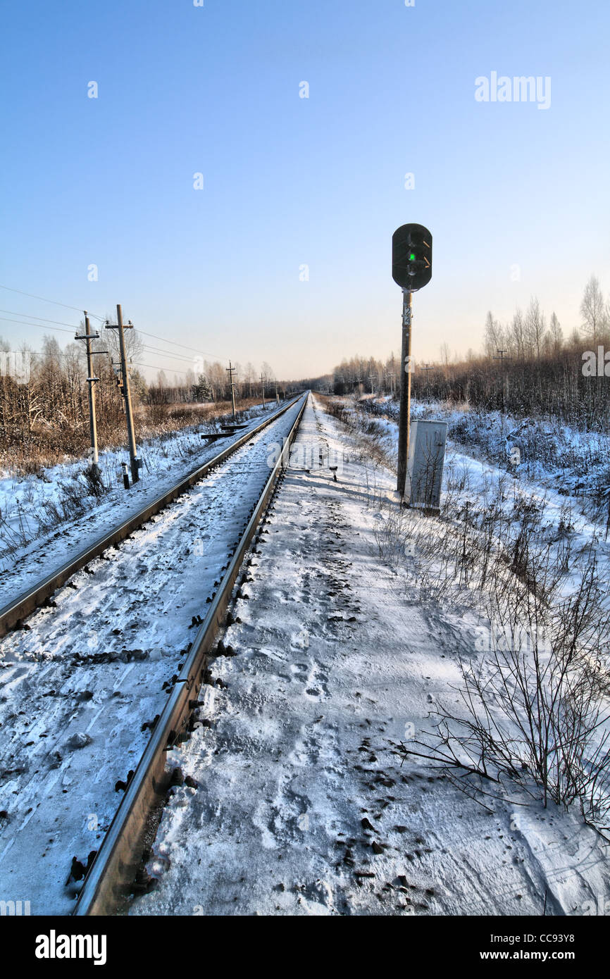 Old vintage semaphore railway signal hi-res stock photography and ...