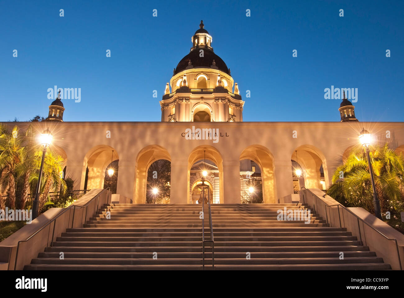 The beautiful Pasadena City Hall Stock Photo - Alamy