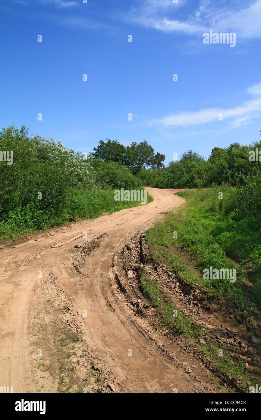 dirty rural road Stock Photo - Alamy
