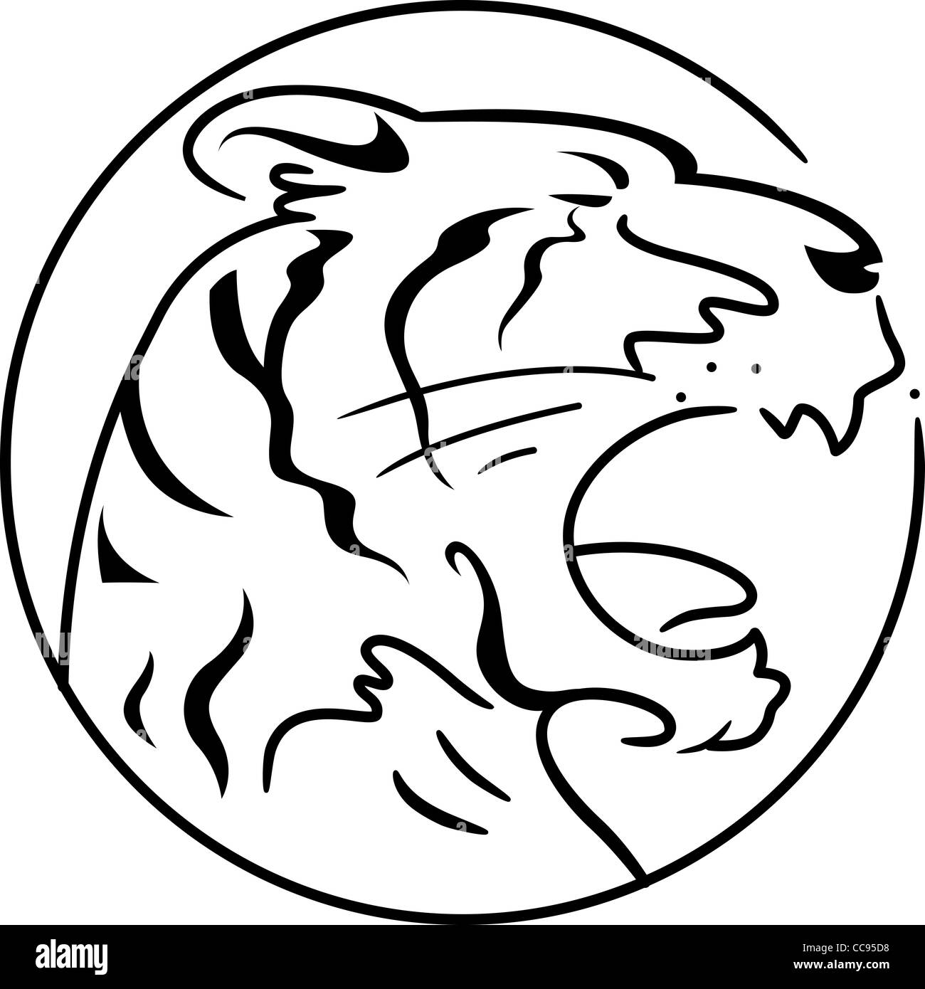 Tiger clipart hi-res stock photography and images - Alamy