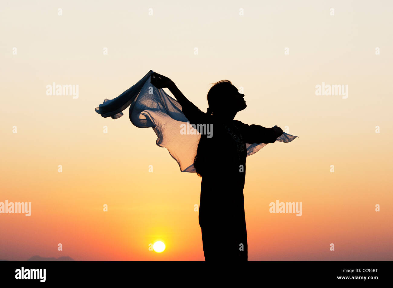 Veil in wind hi-res stock photography and images - Alamy