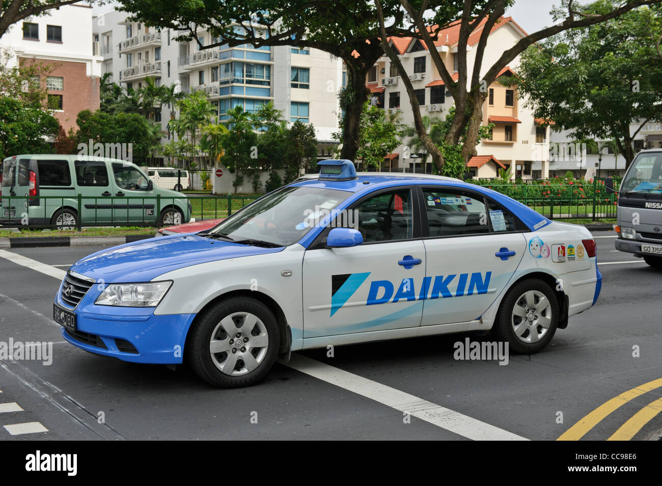 A Taxi, Singapore Stock Photo - Alamy
