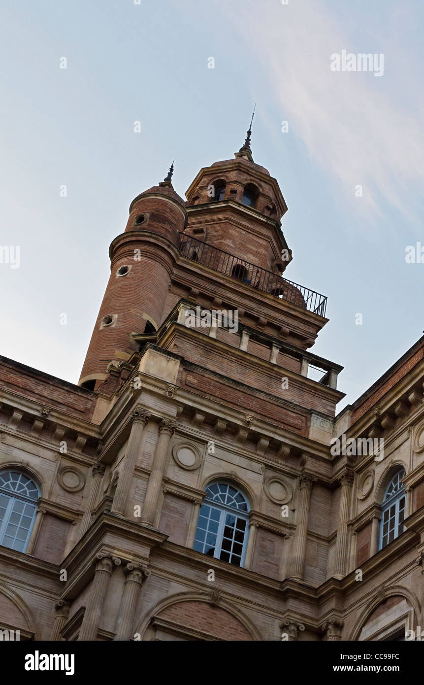 Old stone building tower Stock Photo - Alamy