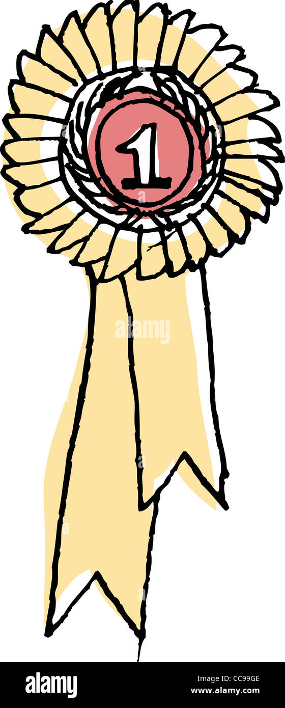 Rosette ribbon cut out hi-res stock photography and images - Alamy