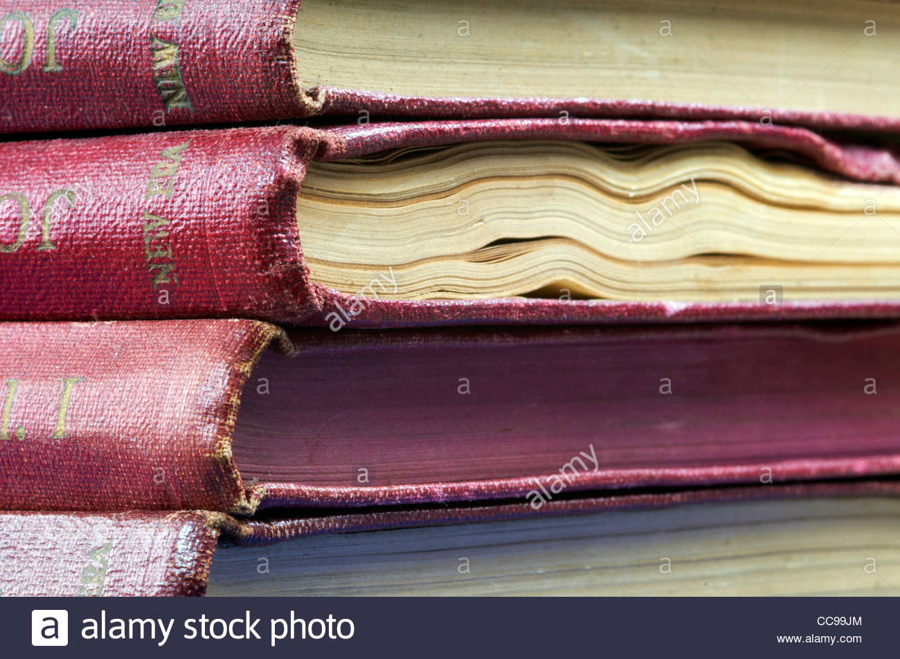 Old Leather Bound Books High Resolution Stock Photography and Images ...