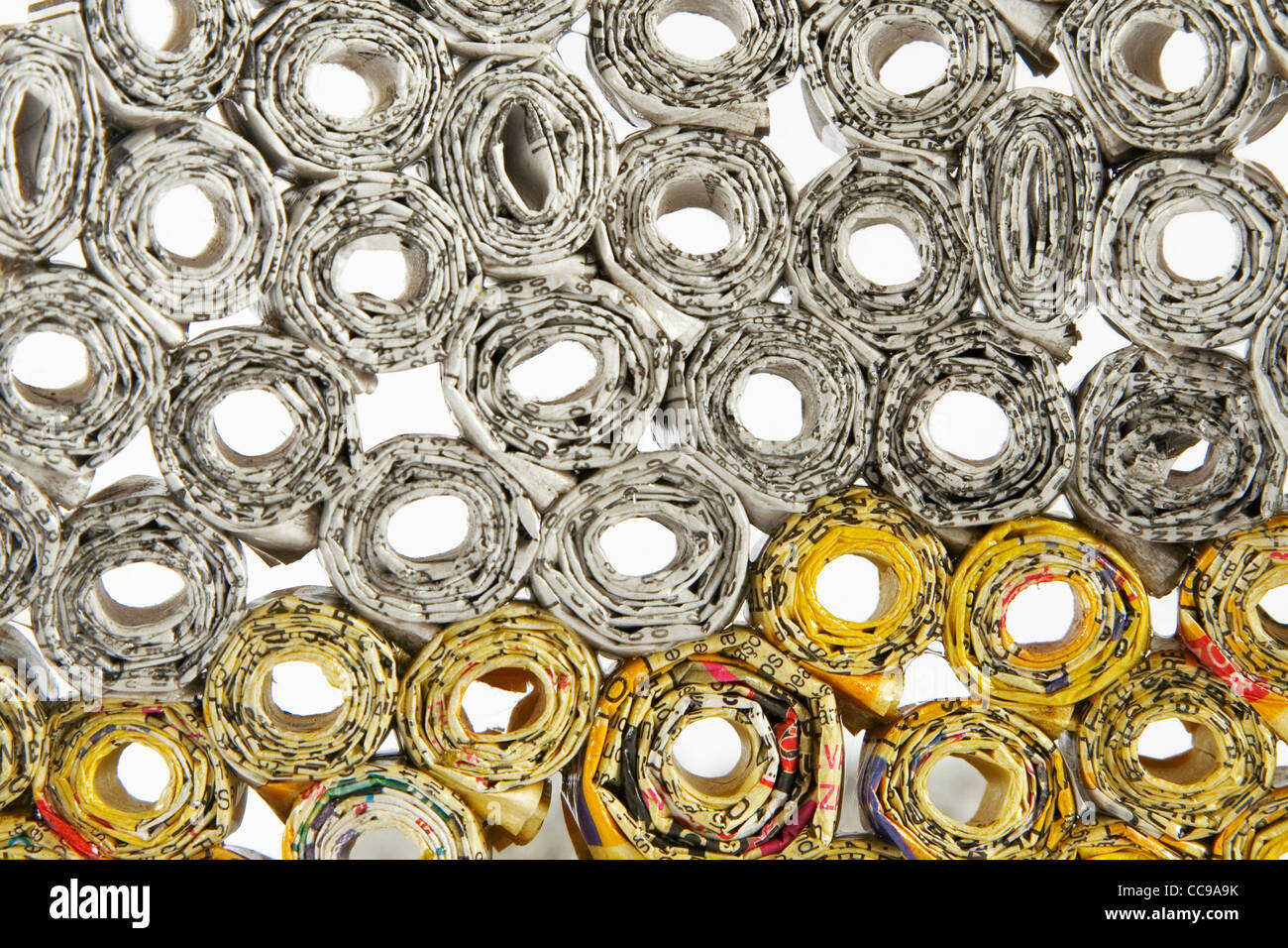 Newspaper texture hi-res stock photography and images - Alamy