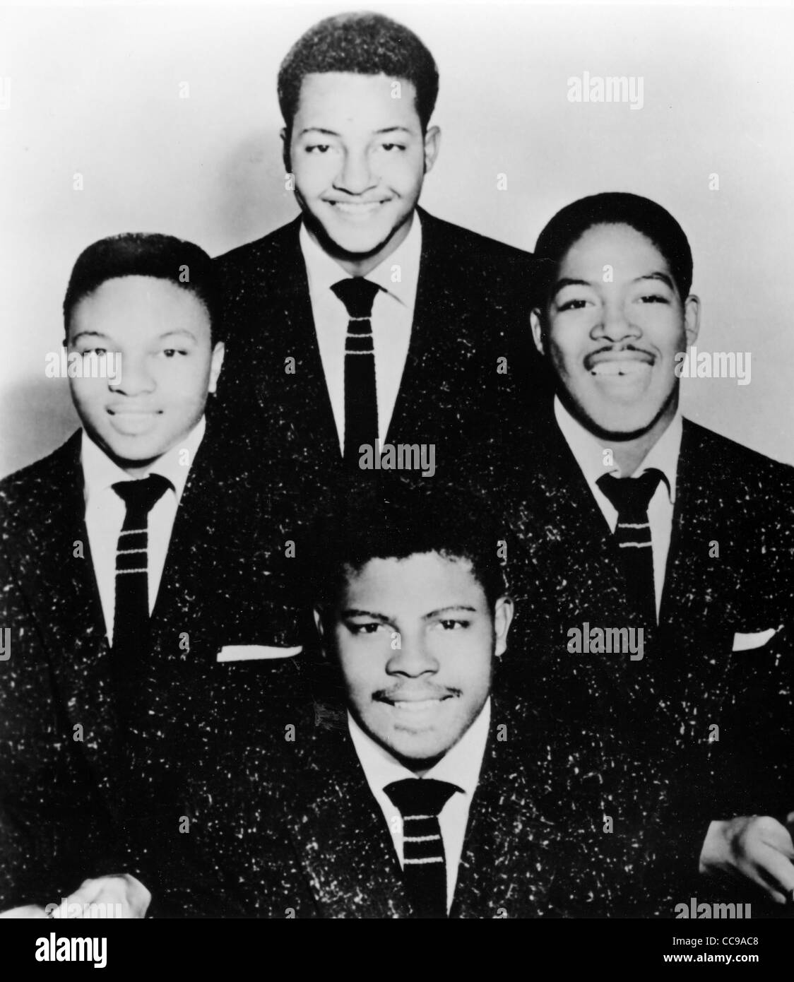 PENGUINS Promotional photo of US vocal group in 1954. From l: Cleve ...