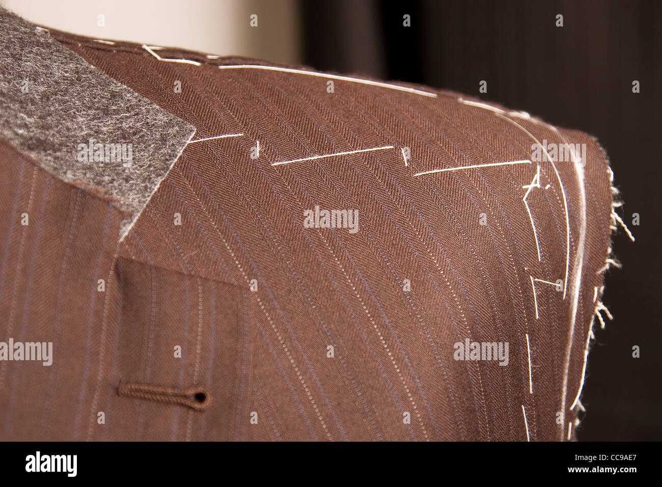 detail of tailors mannequin a Work in progress Stock Photo - Alamy