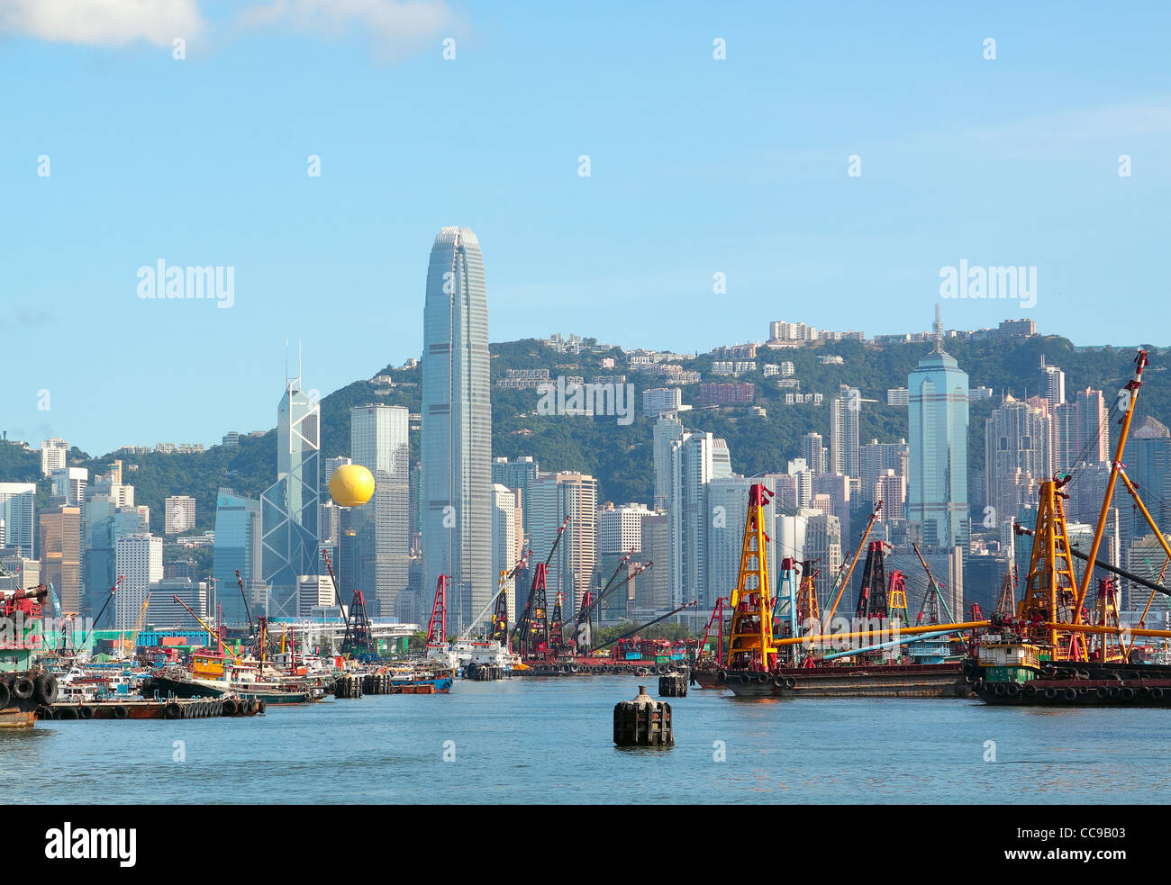 Construction of Skyscraper Stock Photo - Alamy