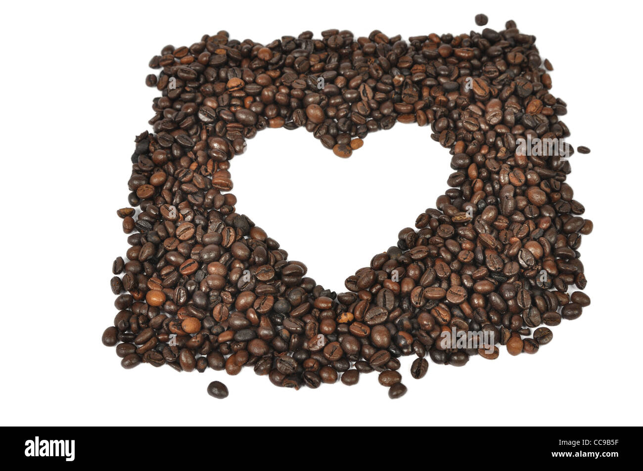 Black heart shape made Cut Out Stock Images & Pictures - Alamy