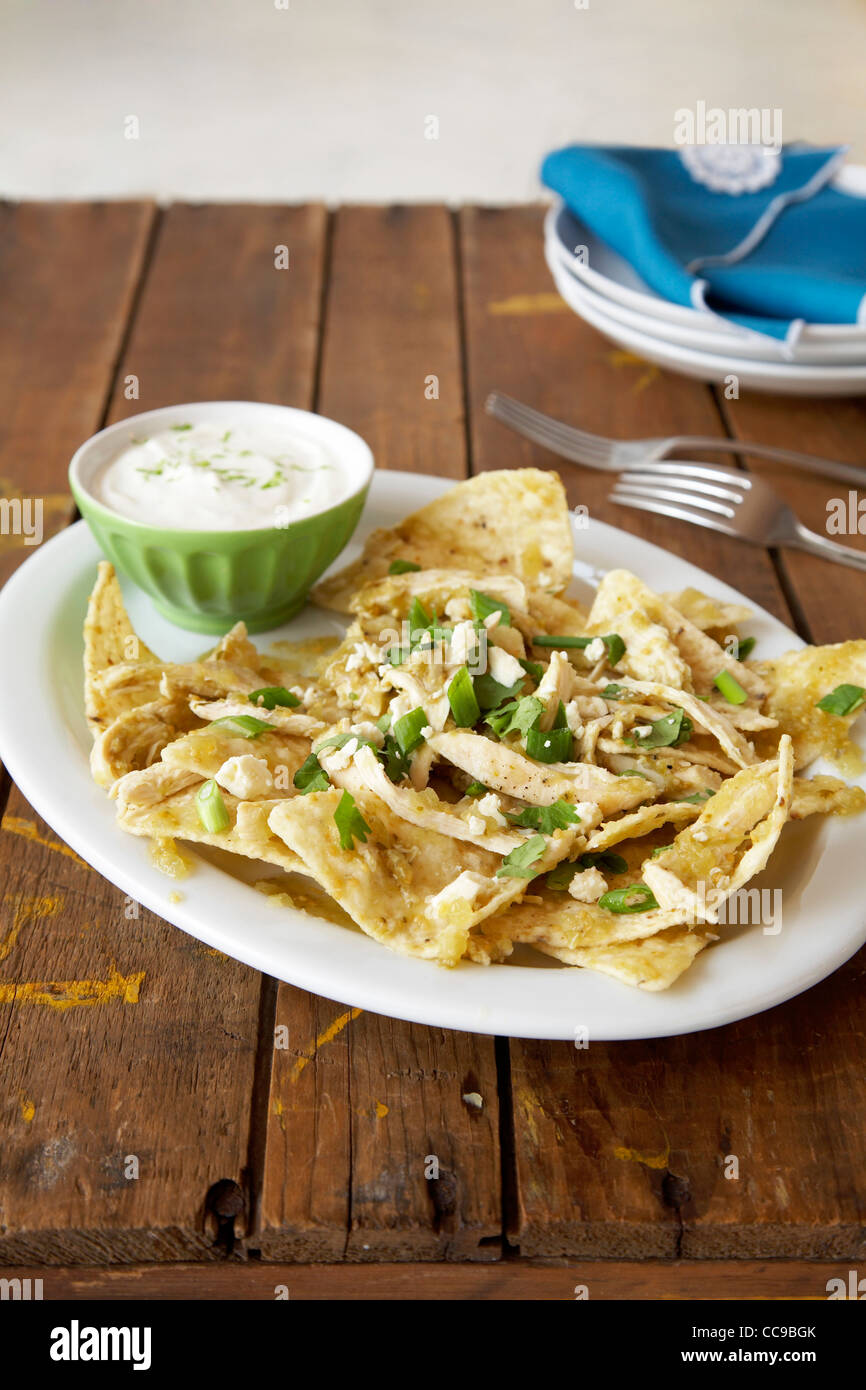 Chilaquiles with chicken hi-res stock photography and images - Alamy