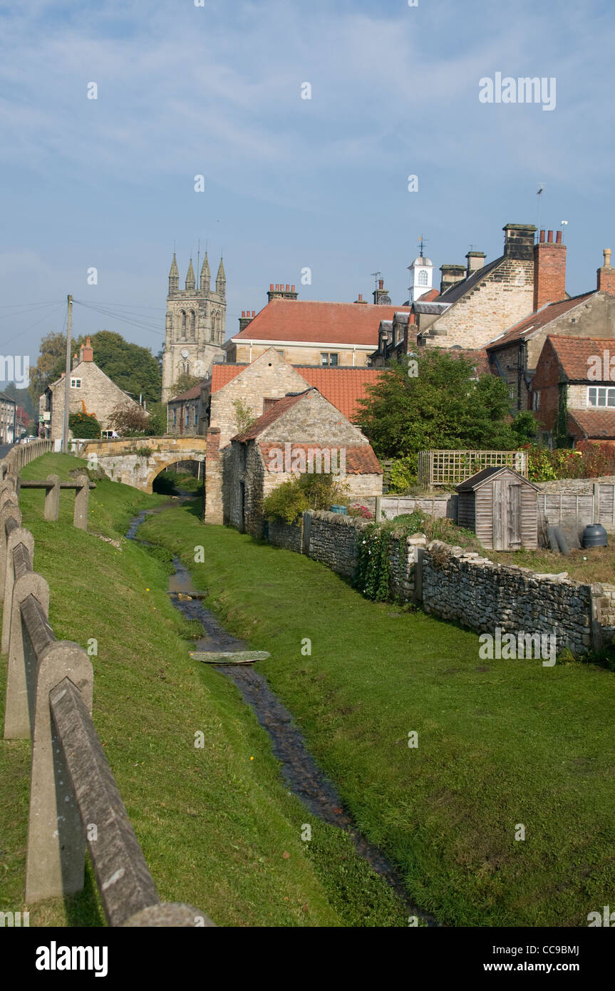 Helmsley, a small market town in North Yorkshire, Britain Stock Photo ...