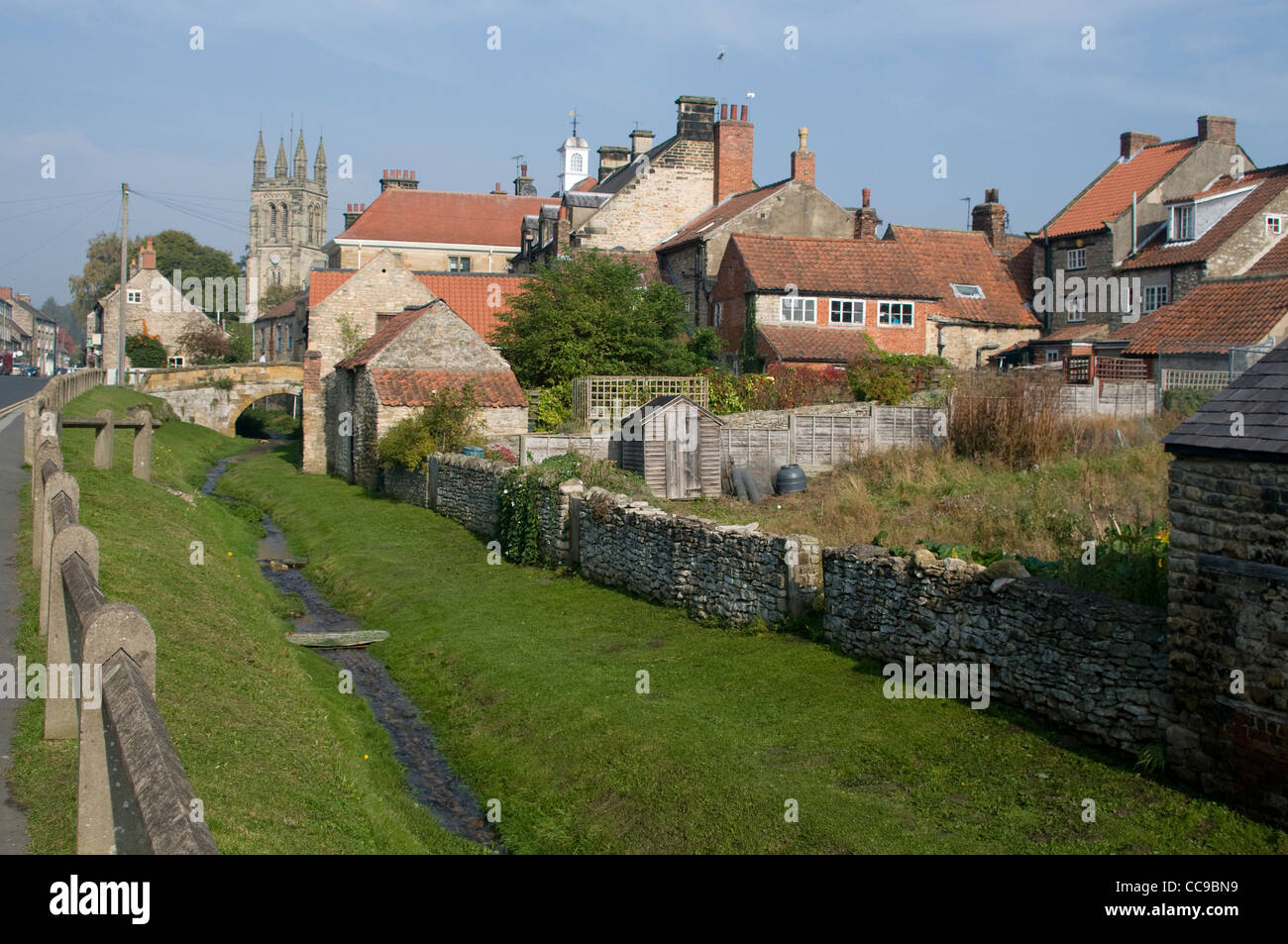Helmsley, a small market town in North Yorkshire, Britain Stock Photo ...