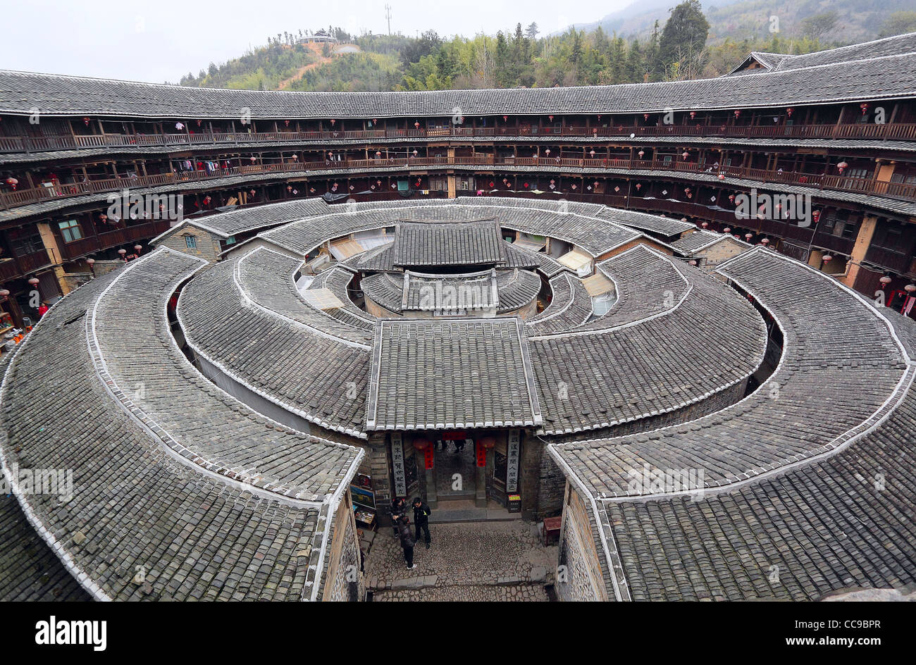 Fujian tulou-special architecture of china Stock Photo - Alamy