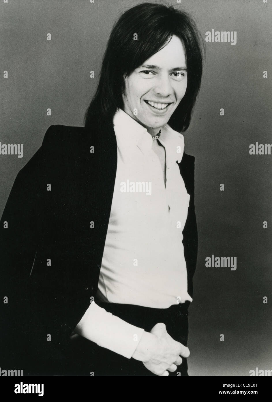 PILOT Promotional photo of UK pop group about 1974 with David Patton ...