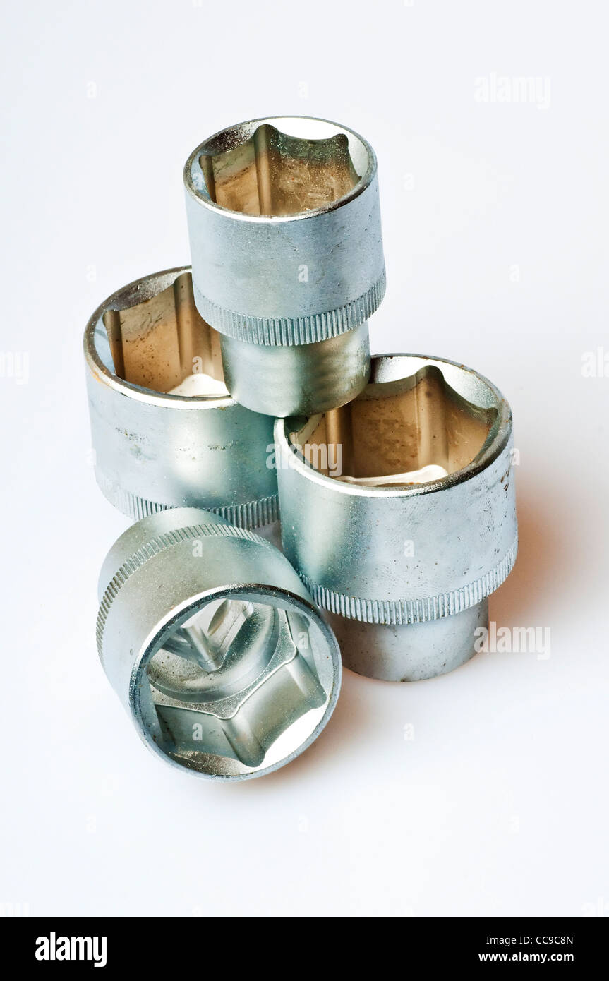 Silver socket wrench hi-res stock photography and images - Alamy