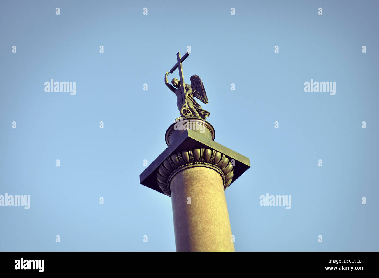 Alexander column angel cross hi-res stock photography and images - Alamy