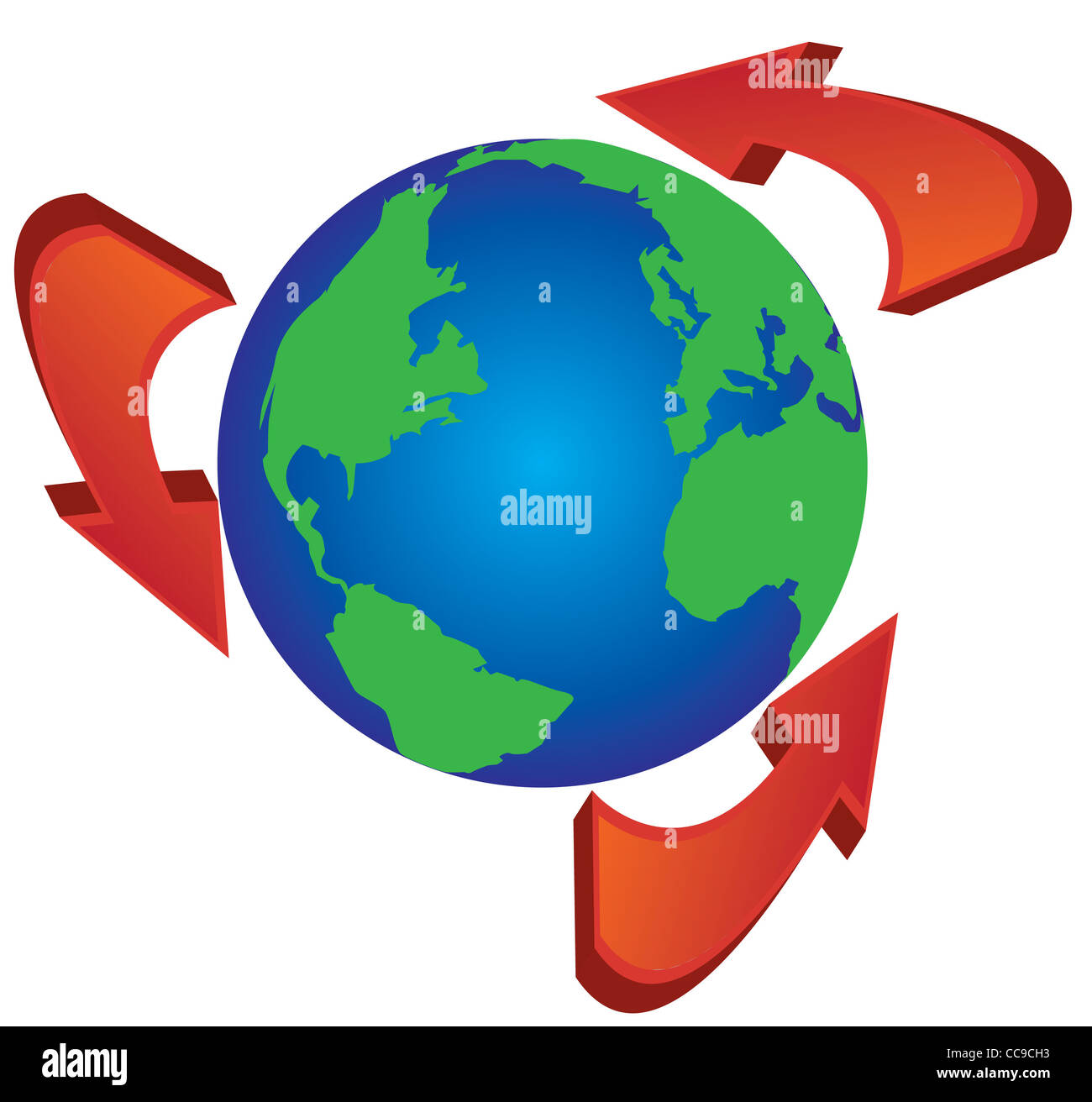 recycle the world Stock Photo - Alamy