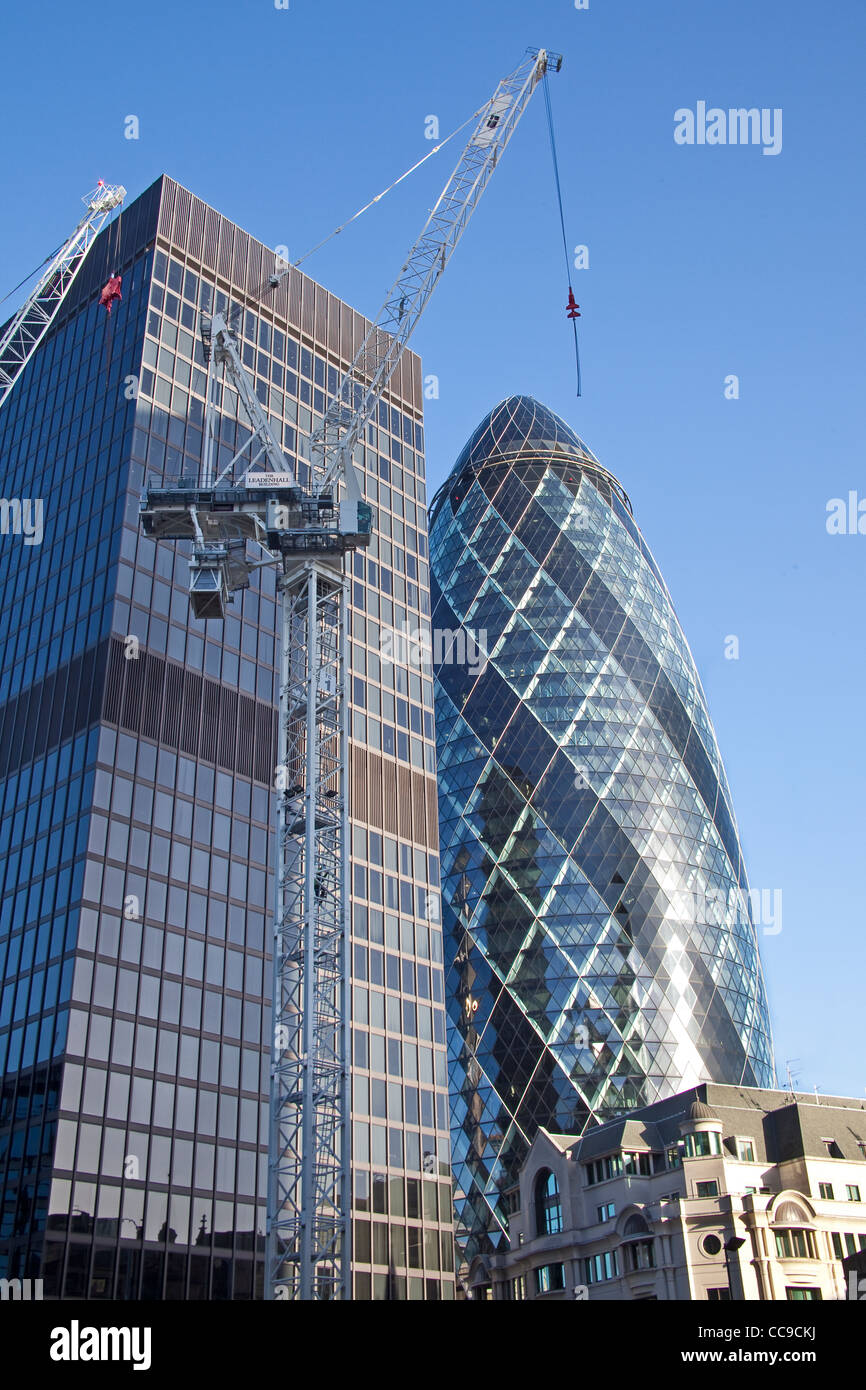City of London The Leadenhall building January 2012 Stock Photo - Alamy