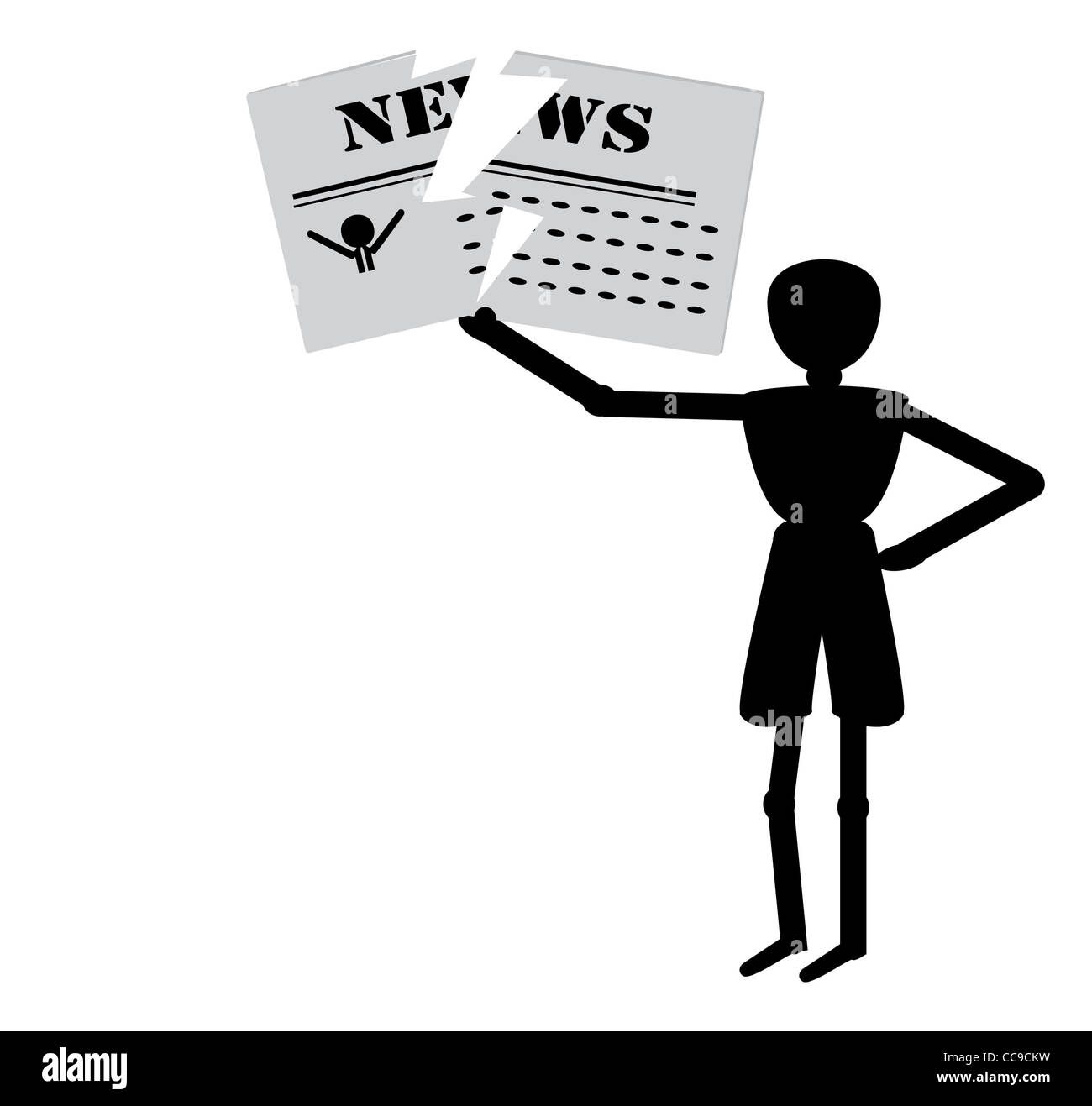 News boy Cut Out Stock Images & Pictures - Alamy