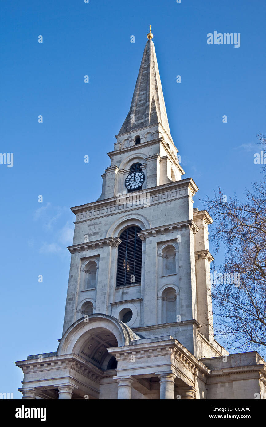 London, Spitalfields Christ Church January 2012 Stock Photo - Alamy