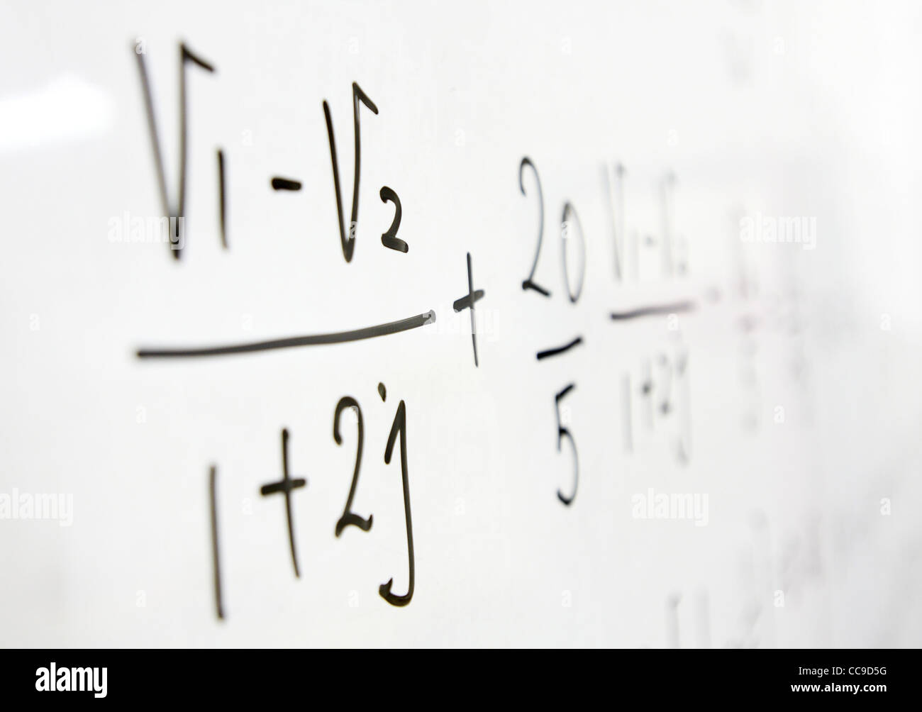 formulas on a whiteboard Stock Photo - Alamy