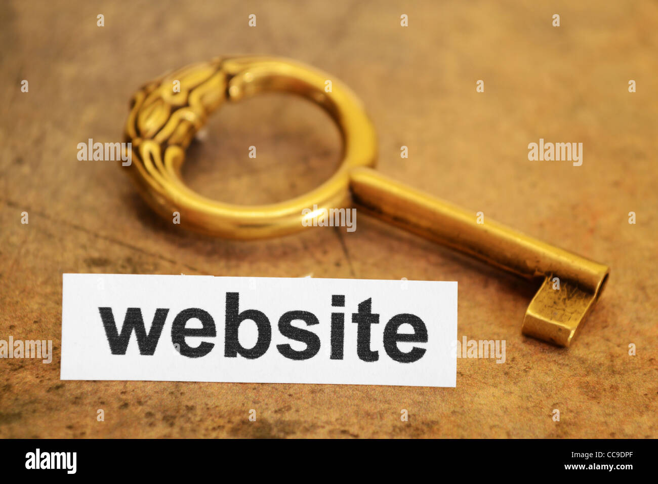 Website and key concept Stock Photo - Alamy