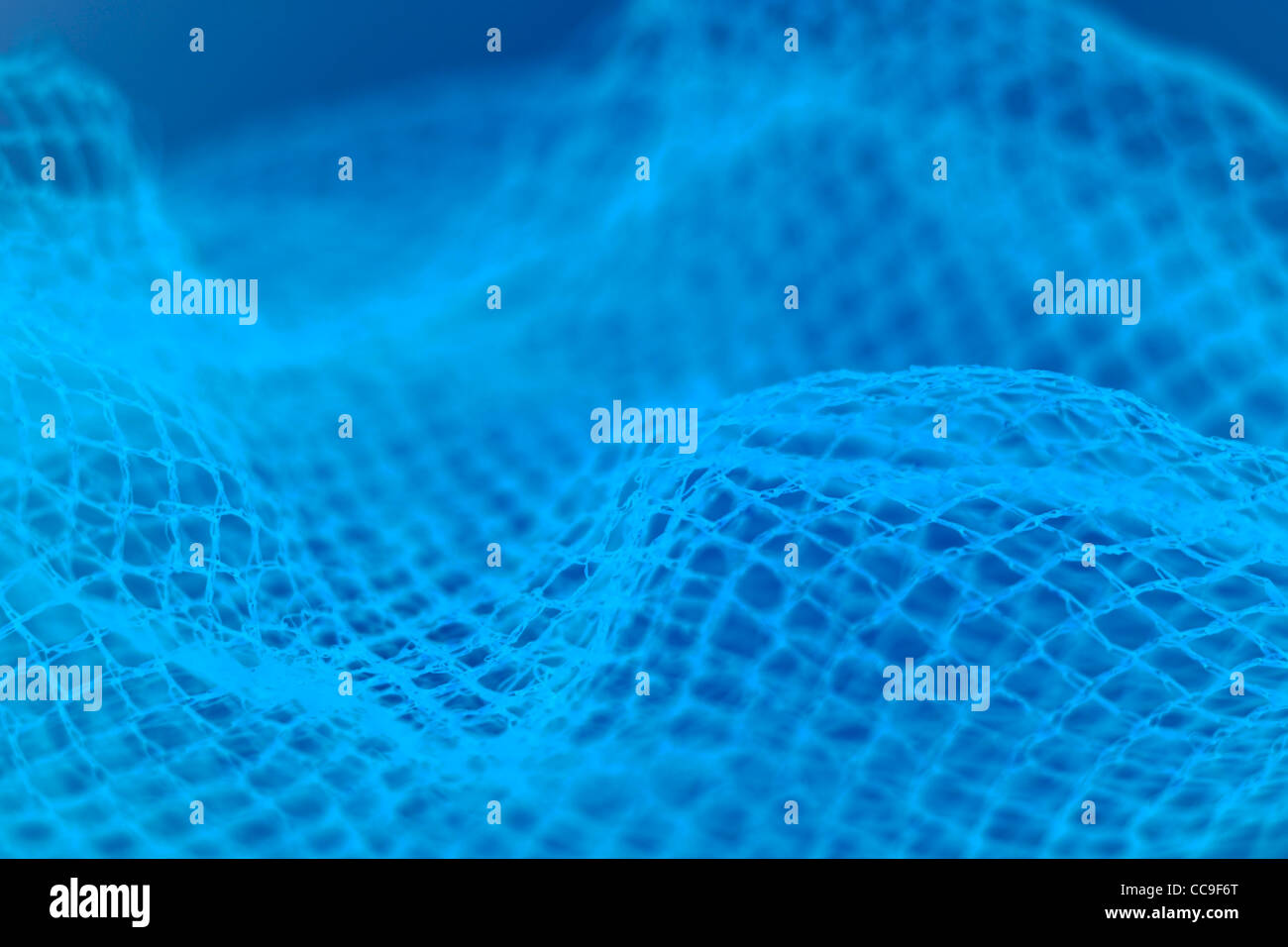 wavy blue net background Stock Photo - Alamy