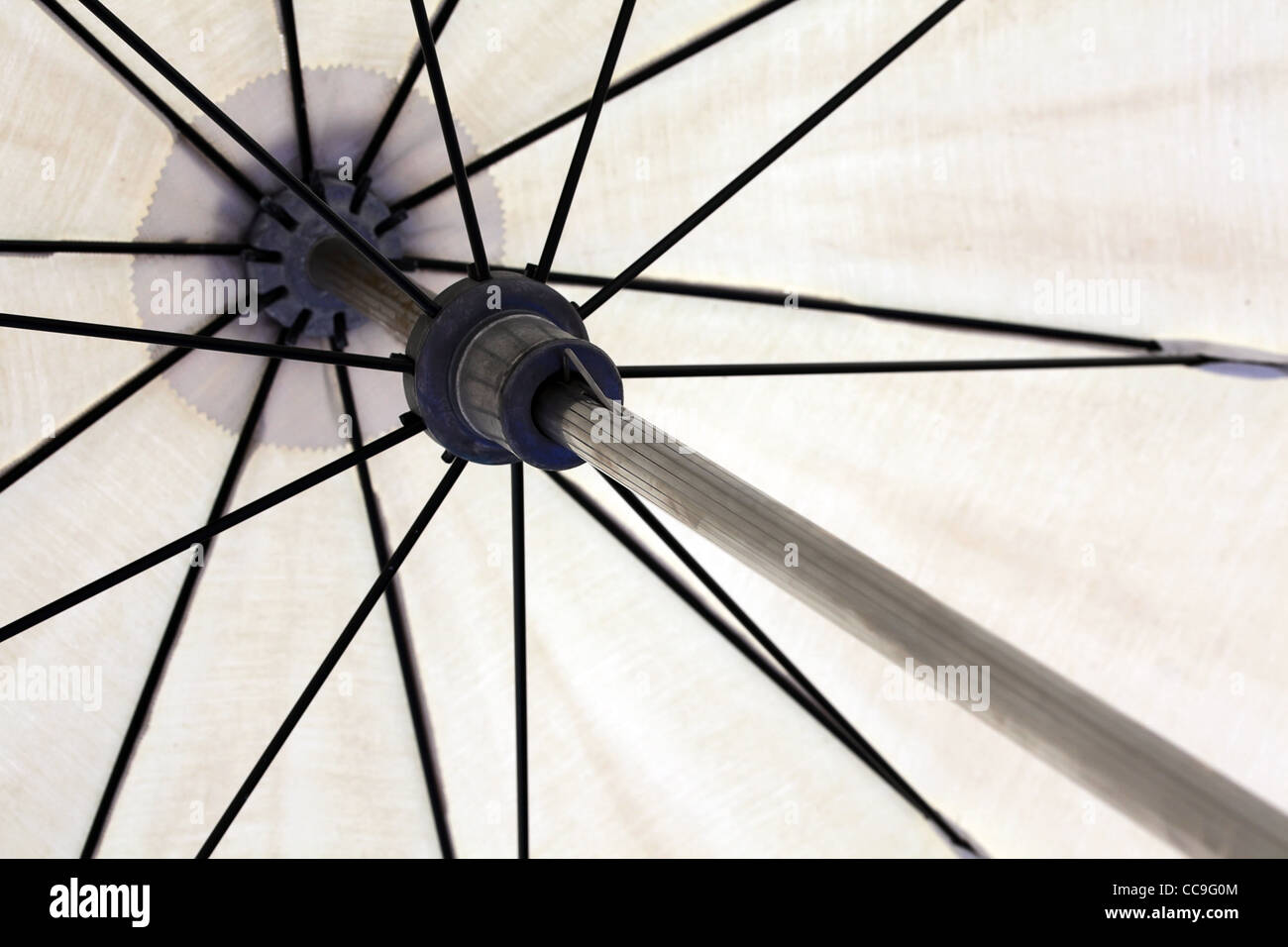 Inside of parasol. Close-up Stock Photo - Alamy